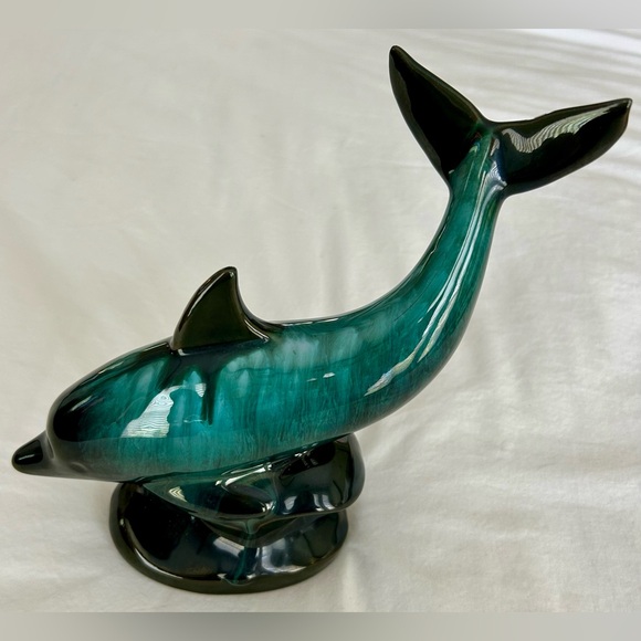 Blue Mountain | Art | Vintage Blue Mountain Dolphin Clay Pottery With A ...